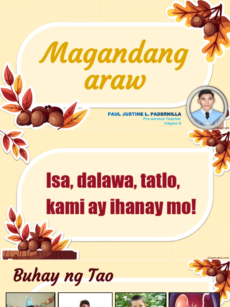 F9PU-IIId-e-54 SARILING WAKAS (PANG-UGNAY) | PDF