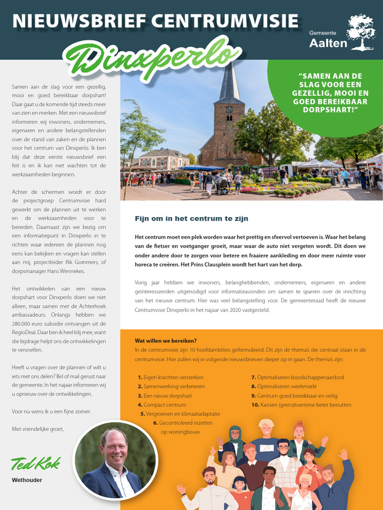 Nieuwsbrief 1 - Centrumvisie Dinxperlo | PDF