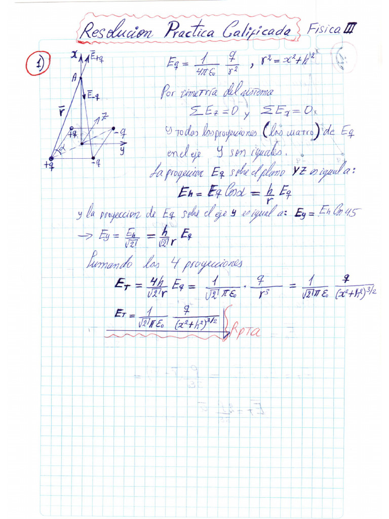 Resolucion de La 1ra Practica Calificada | PDF