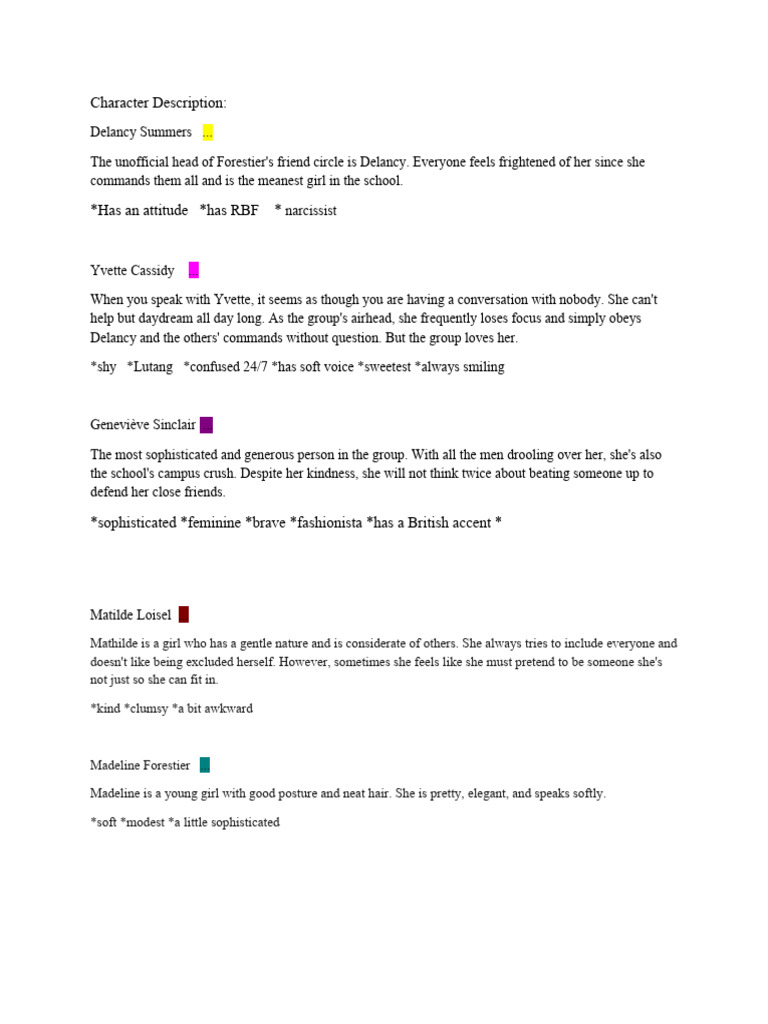 The Necklace Script | PDF