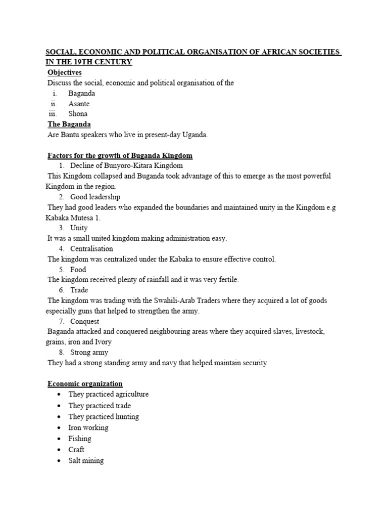 Baganda Kingdom | PDF