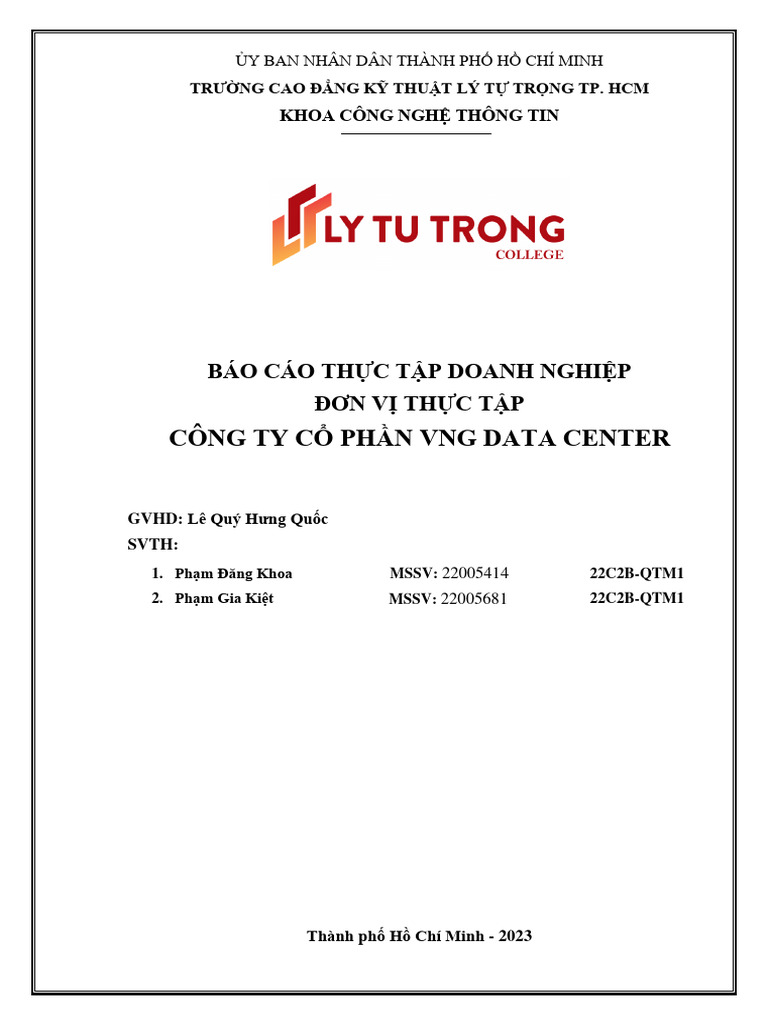 PhamDangKhoa 22C2B QTM1 | PDF