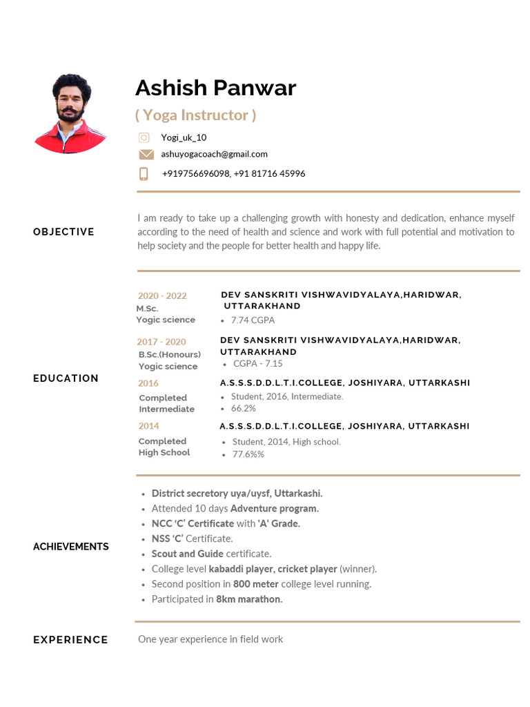 Ashish's Resume 1 | PDF