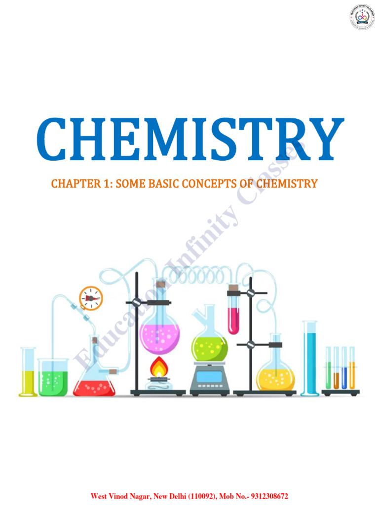Chapter 1 Some Basic Concepts of Chemistry | Download Free PDF | Mole (Unit) | Molecules