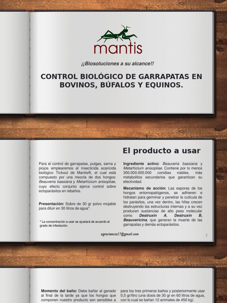 MANUAL ECTOPARÁSITOS EN BOVINOS, BÚFAlOS Y EQUINOS. MANTIS | PDF