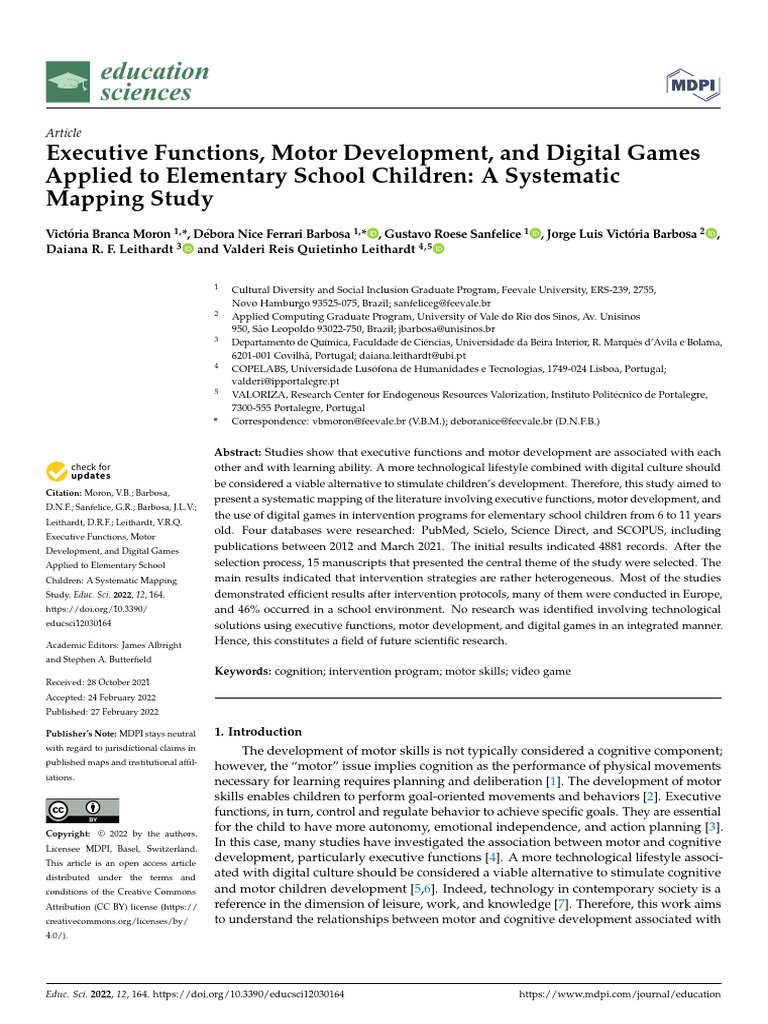 Ej 1353775 | PDF | Executive Functions | Working Memory