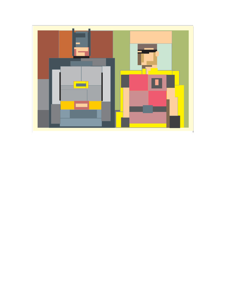 003 Cubismo Batman y Robin | PDF