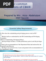 Cbahi Esr Standards | PDF | Infection Control | Medical Error