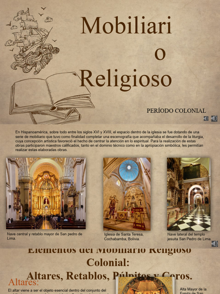 Mobiliario Religioso Colonial en Hispanoamérica | PDF | Iglesia ...