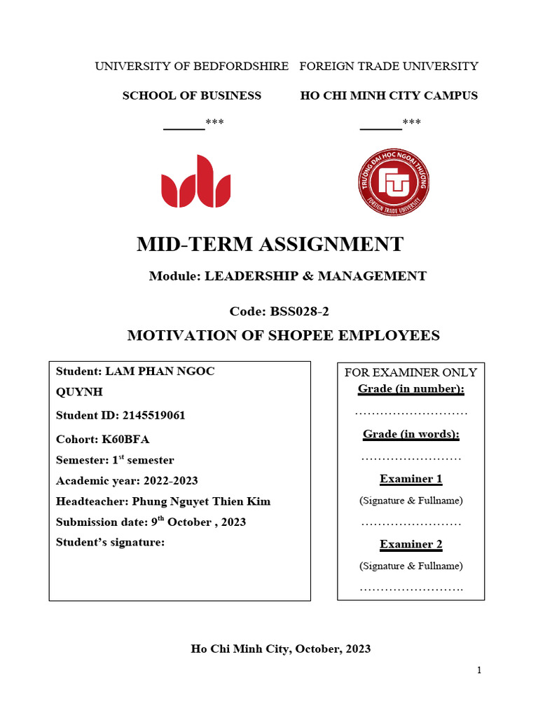 Leadership and Managemnet | PDF | Motivation | Motivational