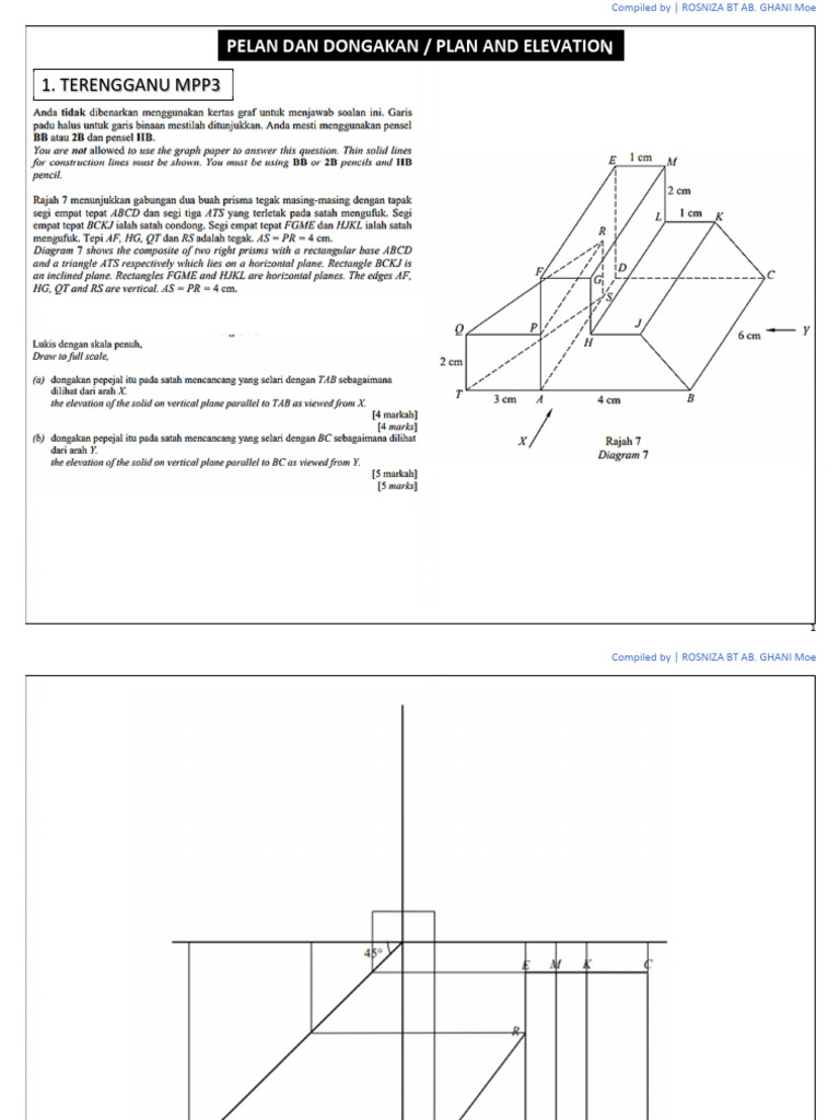 Pelan Dan Dongakan (Plan and Elevation) 2023 | PDF