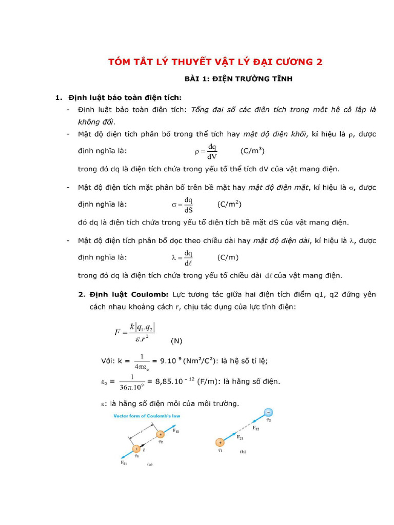 Tóm tắt CT VLDC 2 | PDF