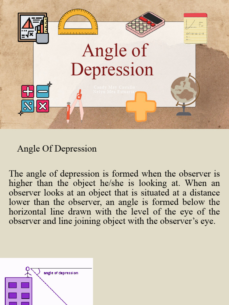 Understanding Angle of Depression | PDF