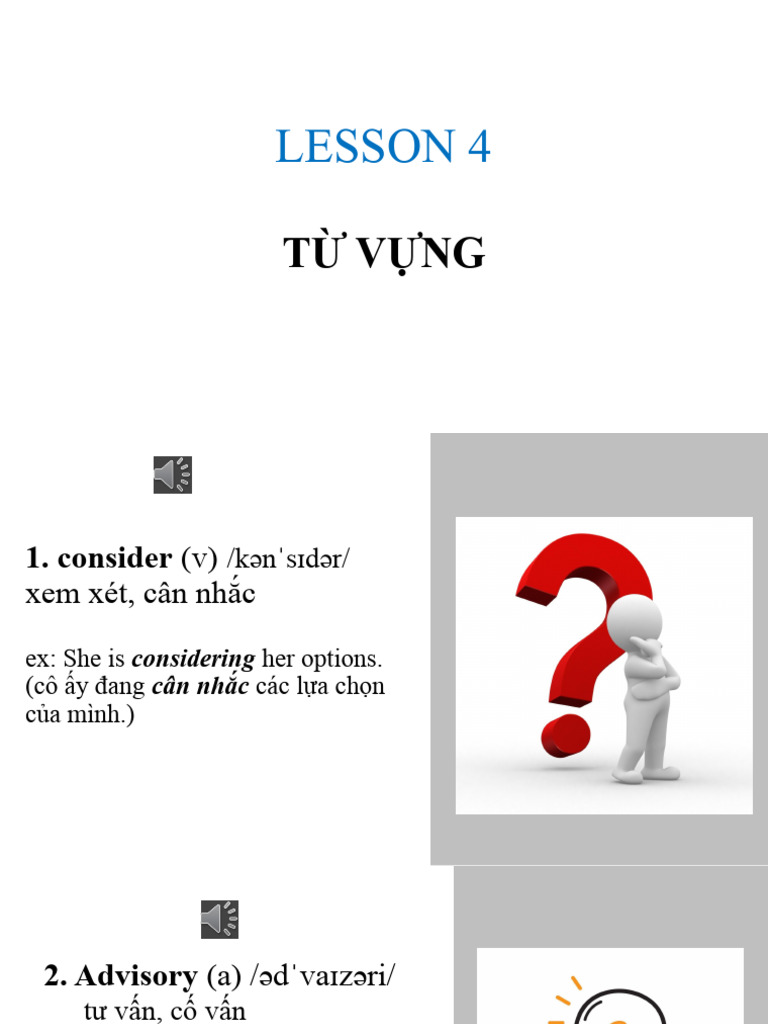Tu Vung 04 | PDF