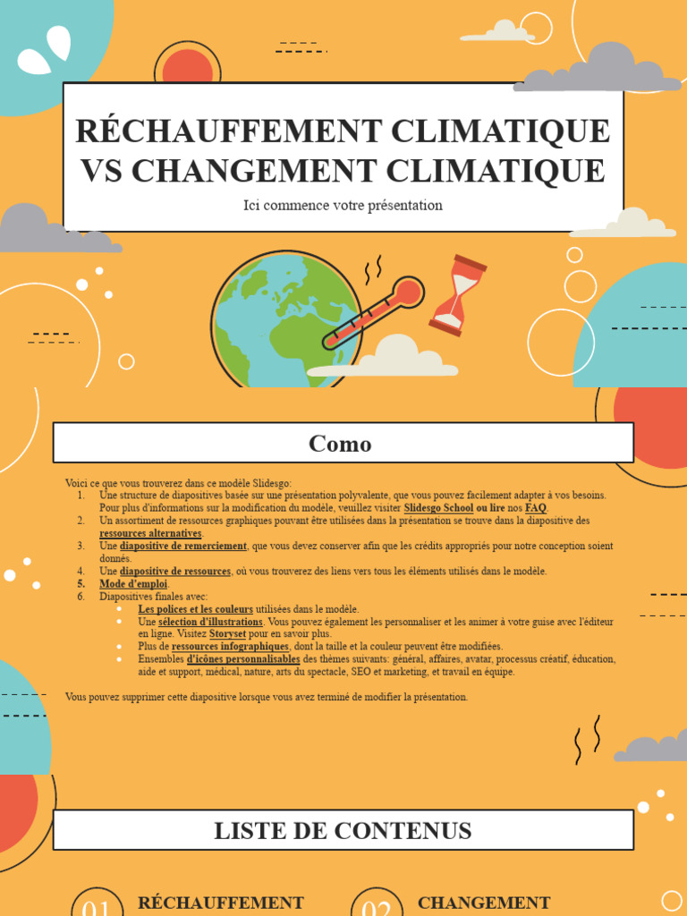 Rechauffement Climatique Vs Changement Climatique | PDF | Planètes ...