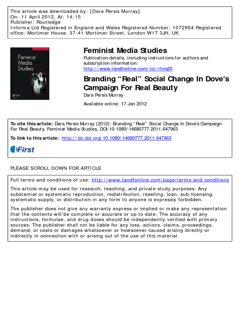 DPM Feminist Media Studies | PDF | Feminism | Gender Studies