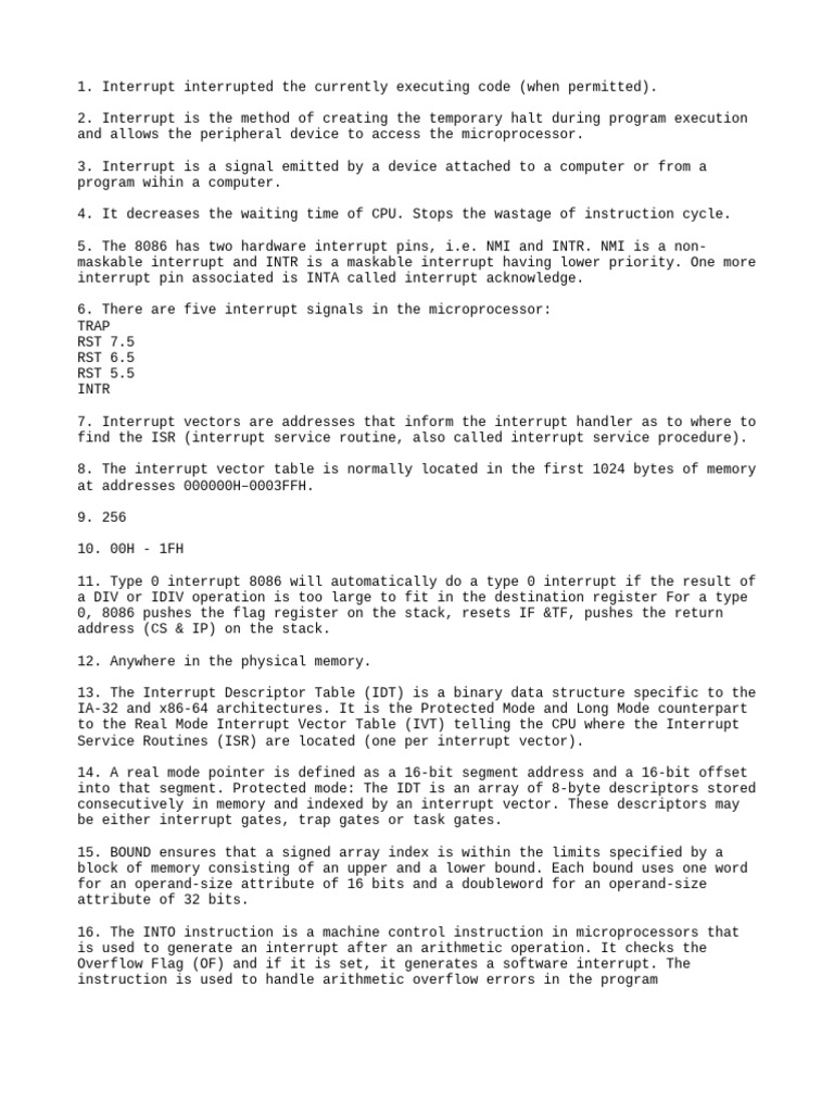 Microprocessor Assignment | PDF | Central Processing Unit | Operating System Technology