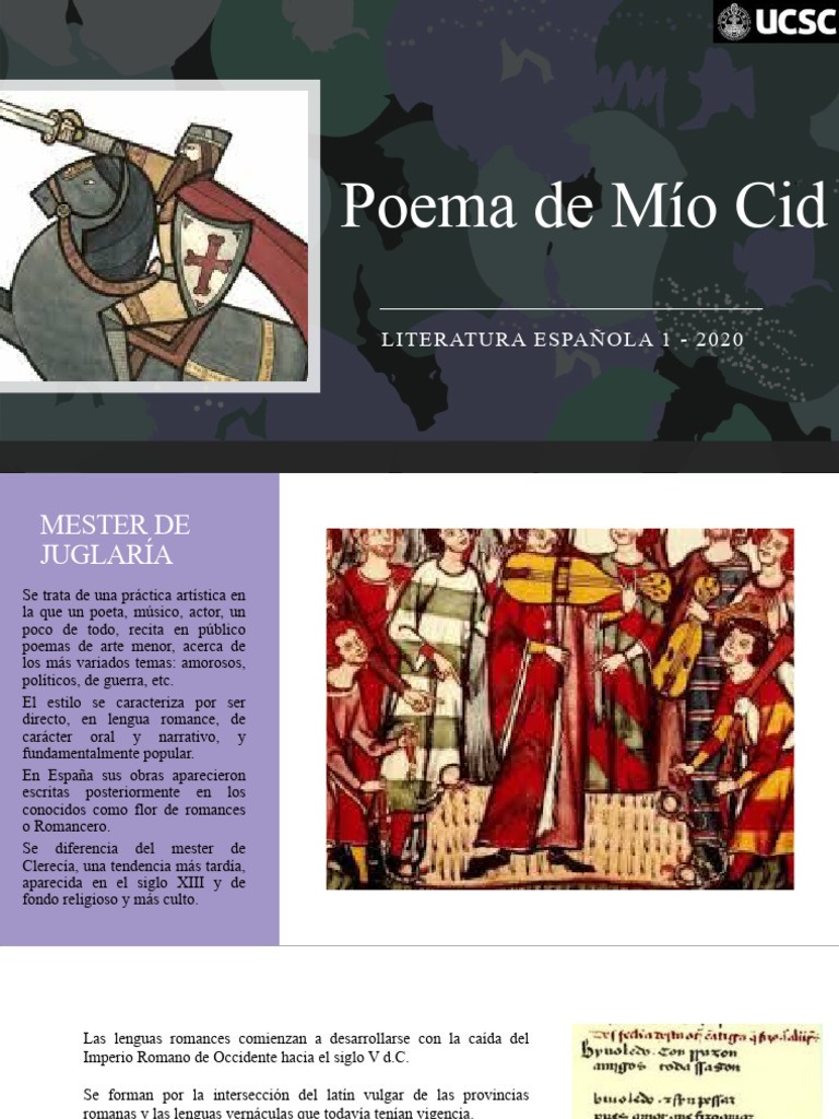 Poema de Mio Cid | PDF | Beowulf