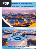 Shell Repairs To Storage Tanks Using Lap | PDF | Welding | Construction