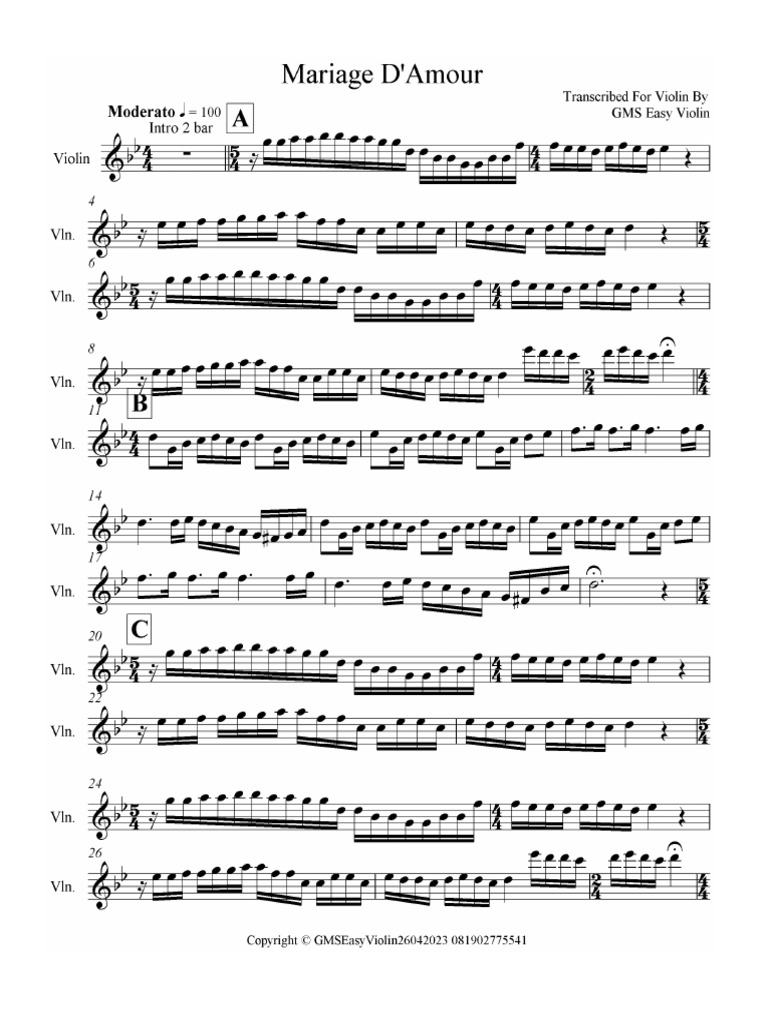 Mariage D'Amour | PDF