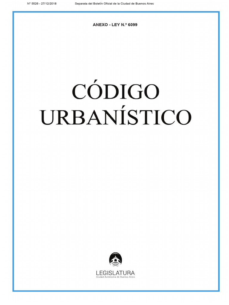 Código Urbanístico de La CABA | PDF