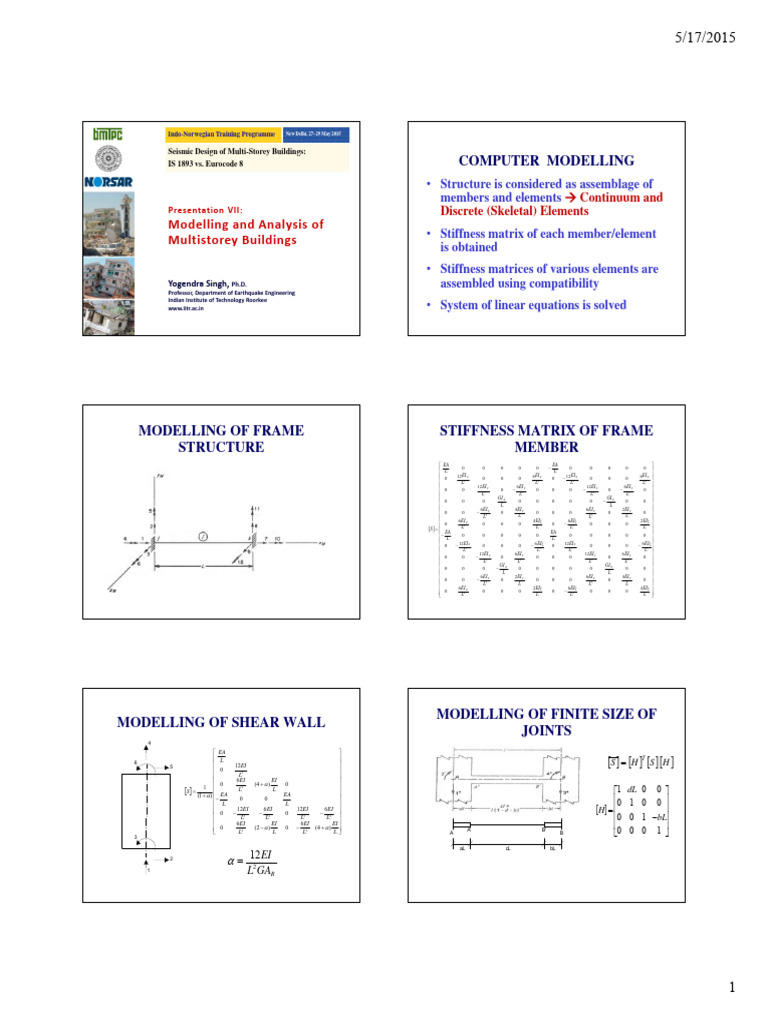 P7 YS Modelling | PDF | Beam (Structure) | Stiffness