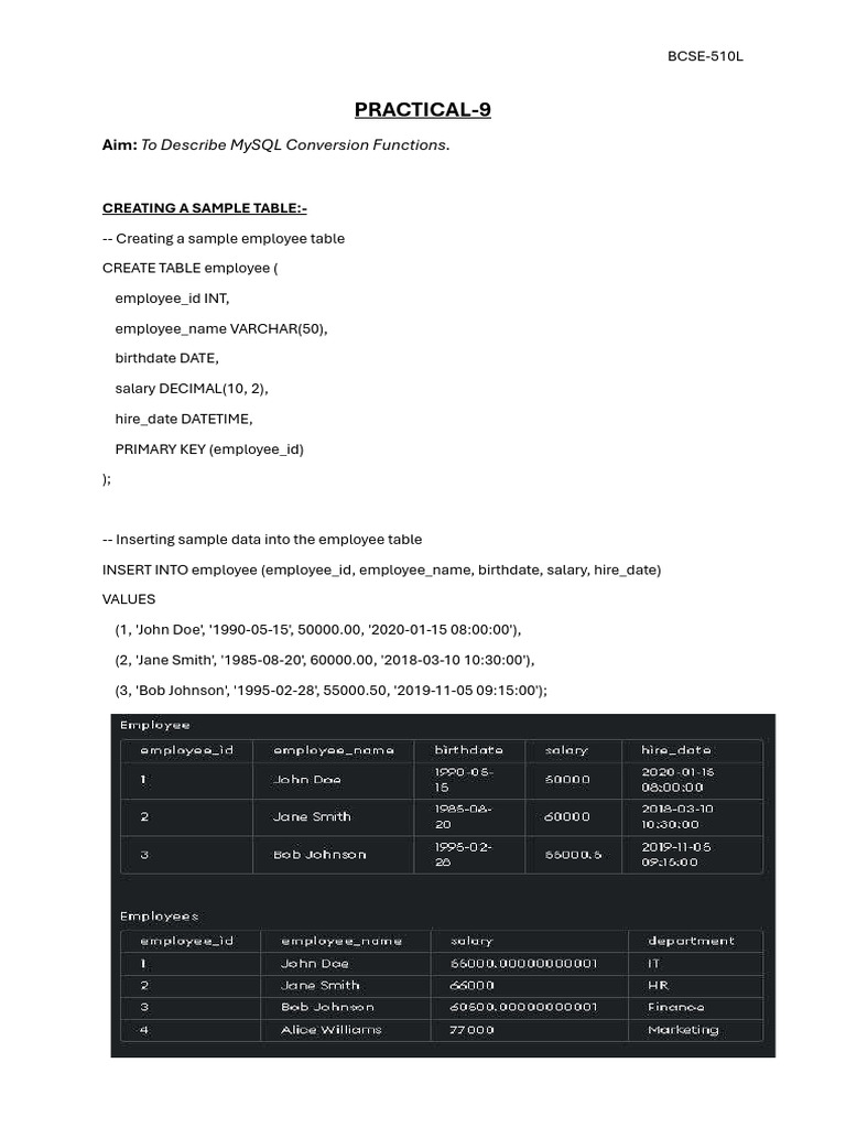 DBMS 9 | PDF | Teaching Methods & Materials | Computers