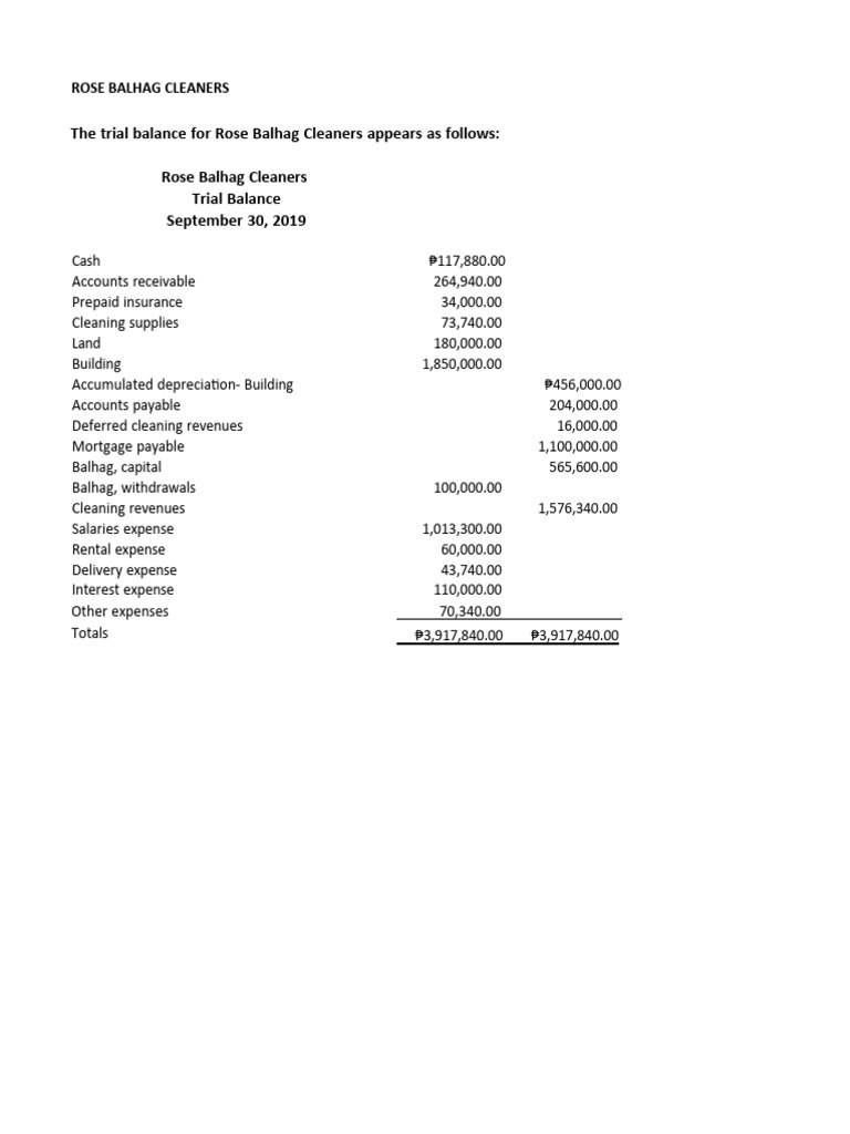 Rose Balhag Cleaners | PDF | Expense | Personal Finance