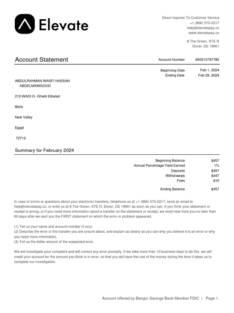 Elevate | PDF | Financial Services | Banking