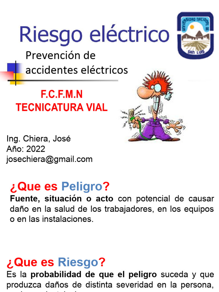 Aa Riesgo Electrico Alumnos | PDF | Corriente eléctrica | Electricidad