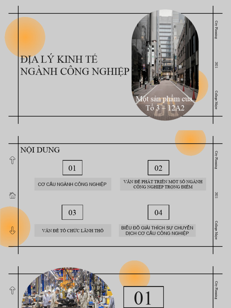 TỔ 3 - 12A2 địa lý kinh tế - ngành công nghiệp | PDF