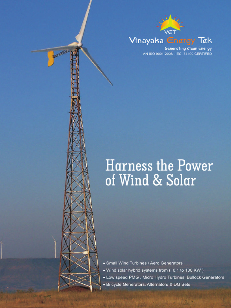 Brochure (1) | PDF | Wind Turbine | Solar Power