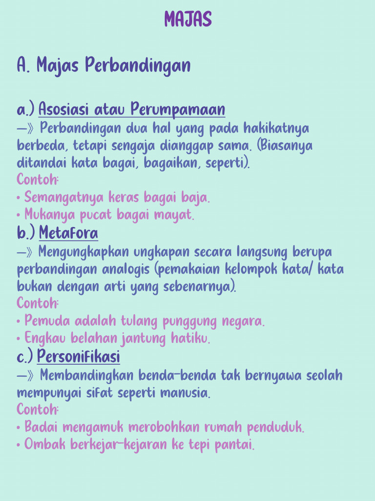 Materi Majas by Van | PDF