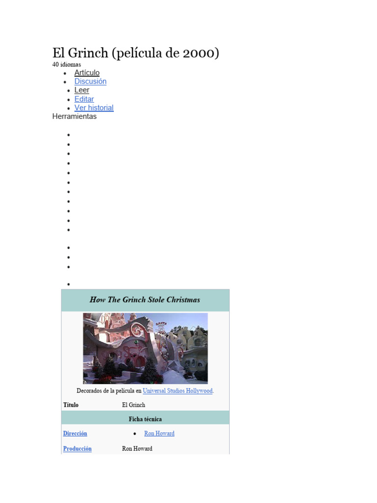 El Grinch | PDF | Dr. Seuss