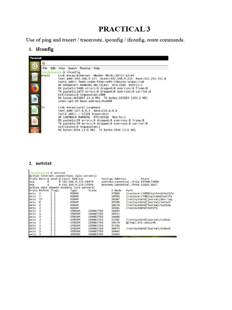 Sycs CN Documentation | PDF | Computer Network | Ip Address