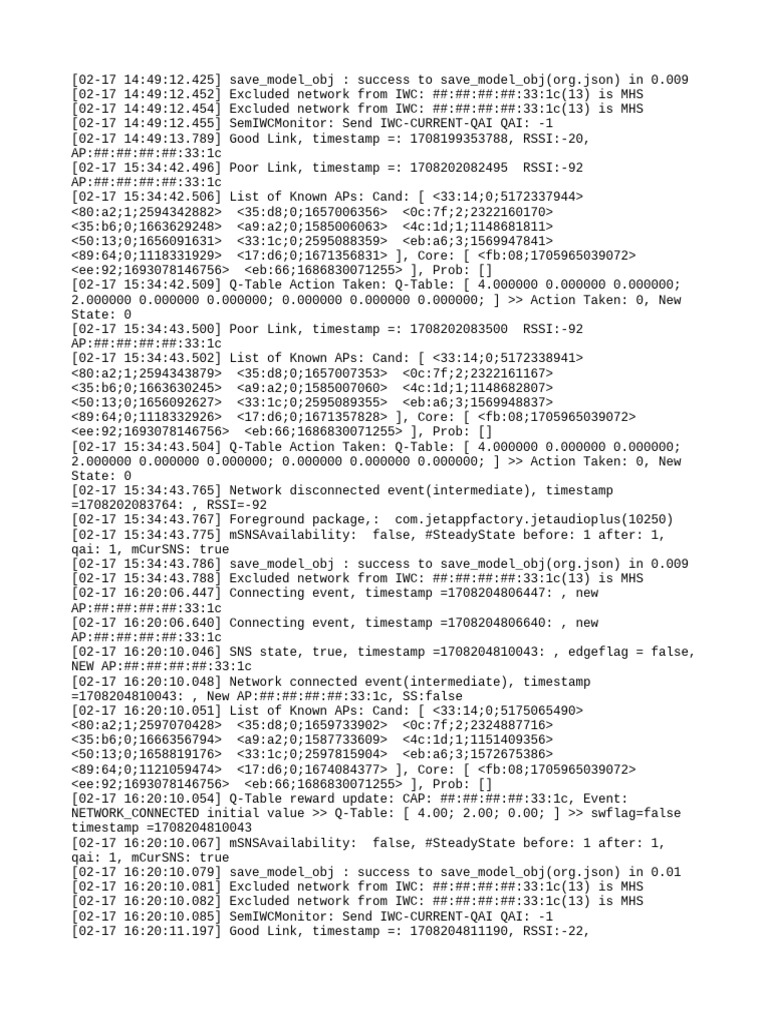 Iwc Dump | PDF | Wireless Networking | Networking