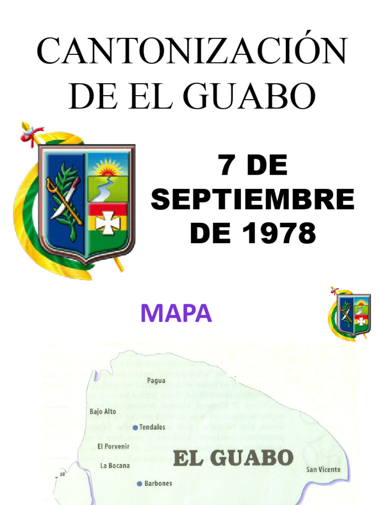 Cantonización de El Guabo | PDF