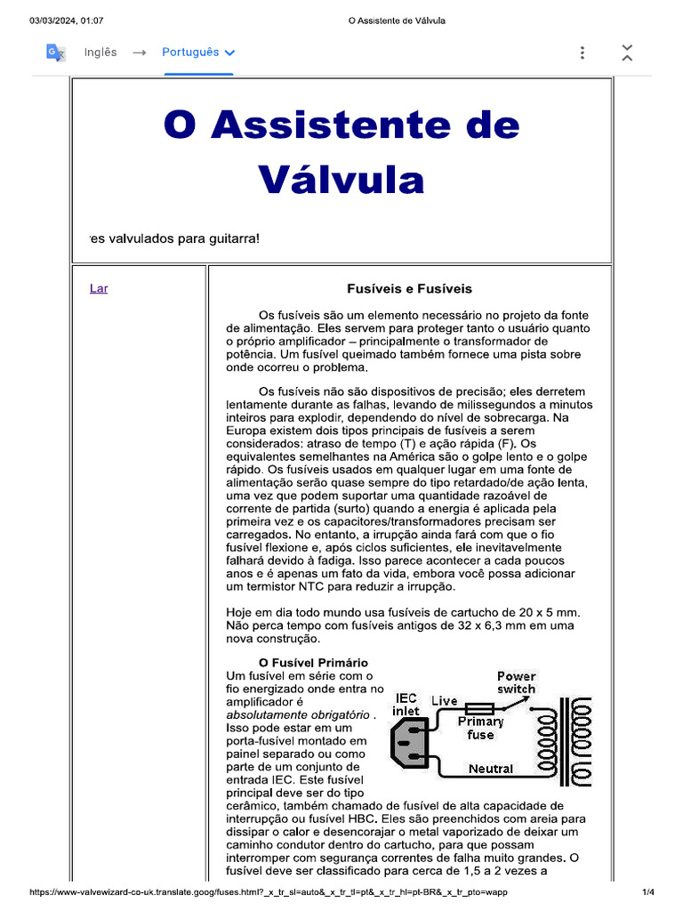Fusíveis e Fusíveis | PDF