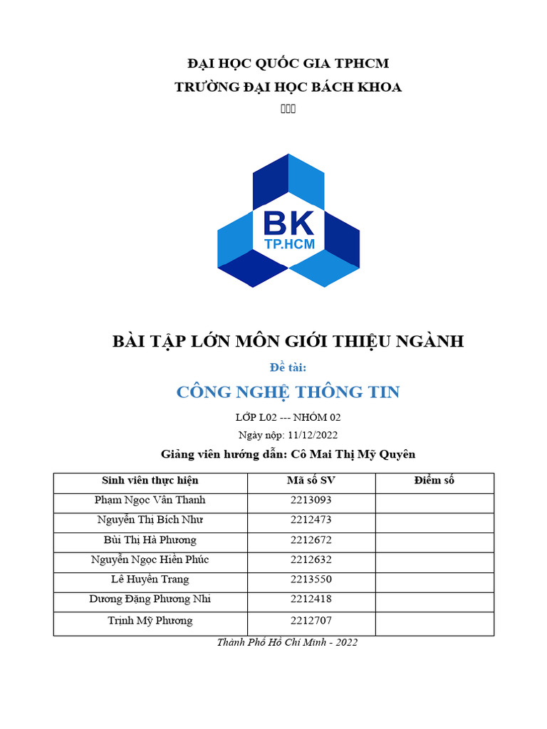 BTL Giới Thiệu Ngành Dự Án Khởi nghiệp L02 | PDF