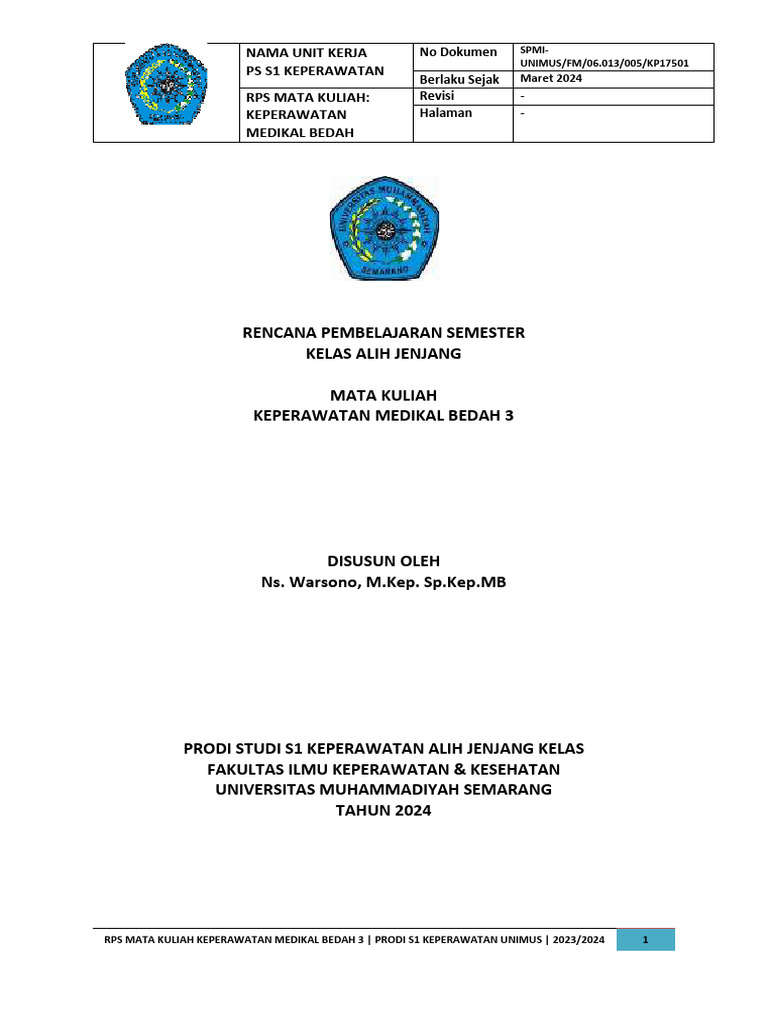 RPS KMB 3 LJ S1 Kep 2024-1 | PDF