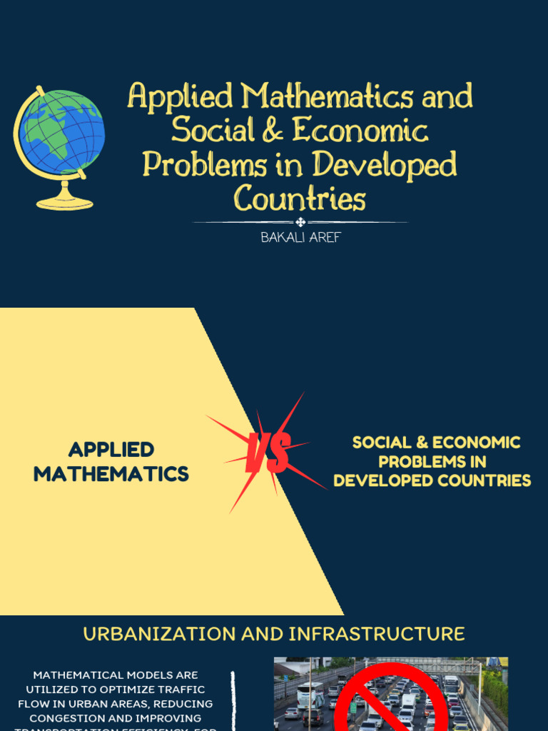 Applied Mathematics and Social and Economic Issues in Developed ...