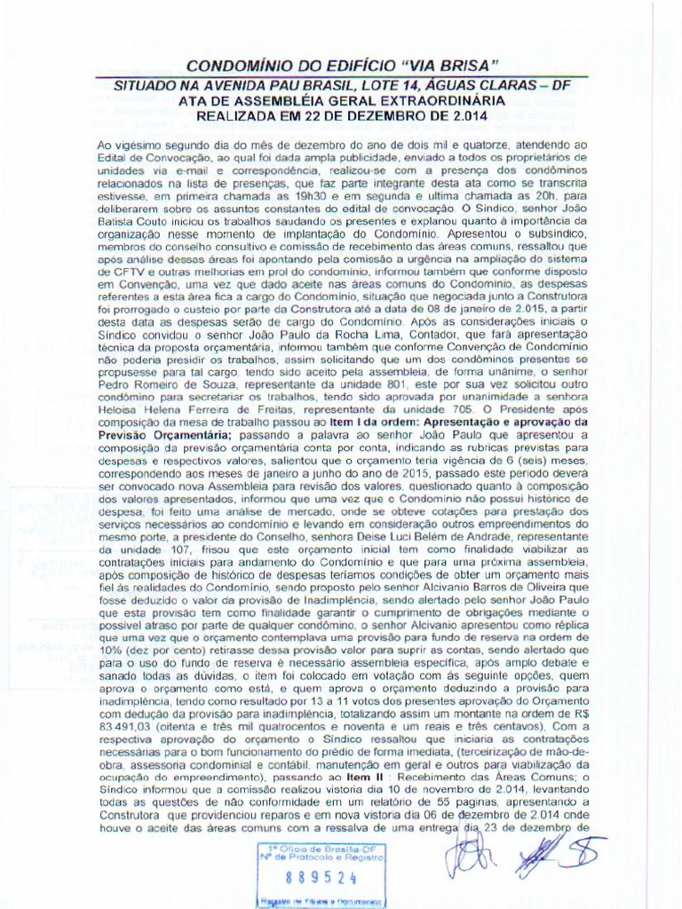 Ata 22 12 2014 CVB | PDF