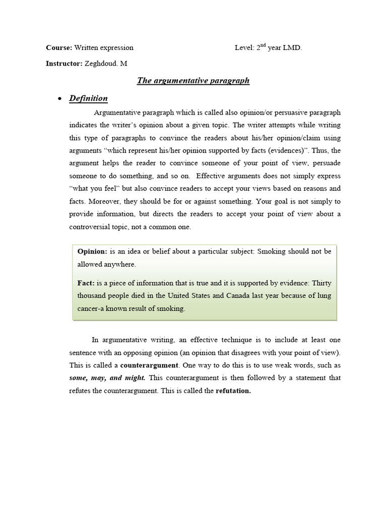 Lecture 7 | PDF | Opinion | Evidence