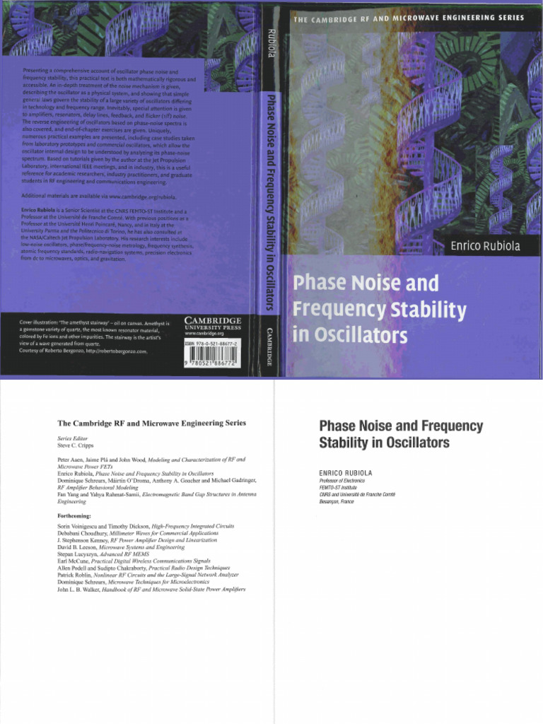 Rubiola Phase Noise and Frequency Stability in Oscillators | PDF | Microwave | Electronic Oscillator