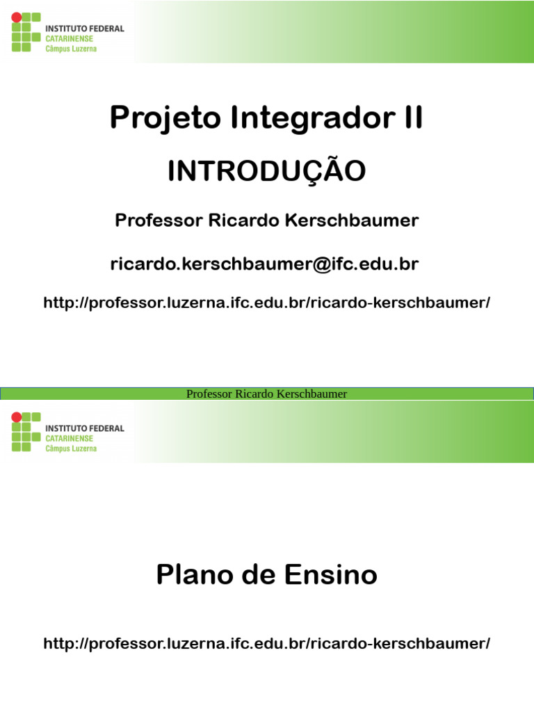 Introducao Projeto Integrador II | PDF | Scada | Informática