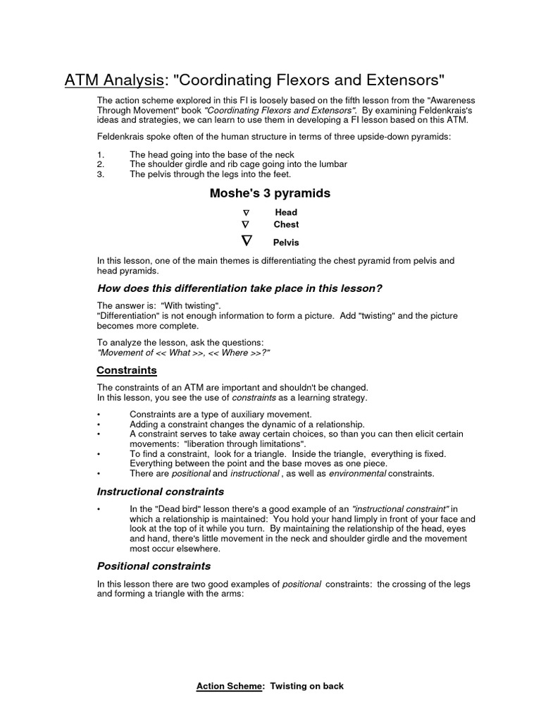 Twist Supine Handout E | PDF | Anatomical Terms Of Motion | Pelvis