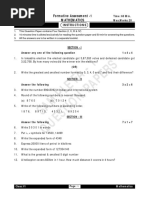 Grade8 Admission Test Questions | PDF | Atmosphere
