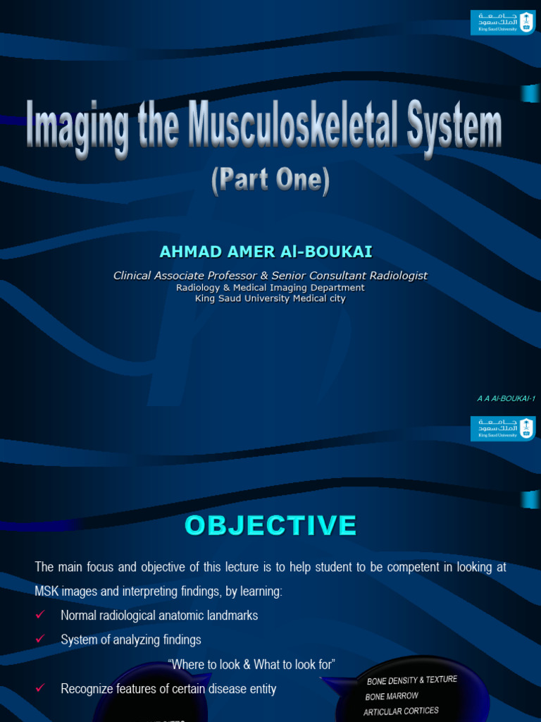 15 - Anatomy MSK 366 Part One 2022 | PDF | Medical Imaging | Joints