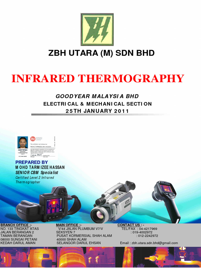 Infrared Report For Electrical & Mechanical | PDF | Thermography | Infrared