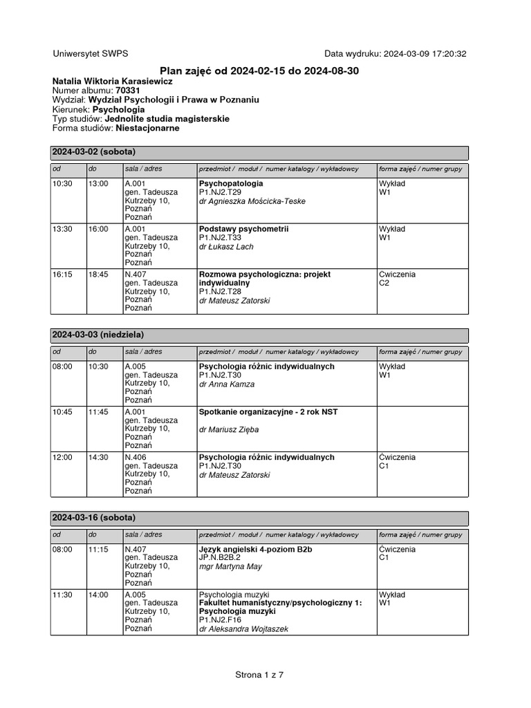 Plan Zajec Pdf 